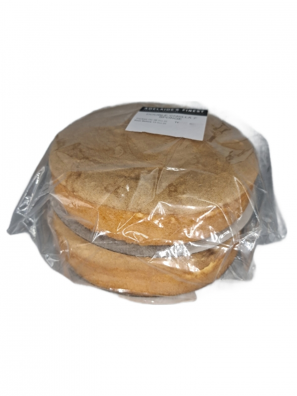 In Store Bakery Double Vanilla 7 Inch Sponge Unfilled 425g | Adelaide's ...