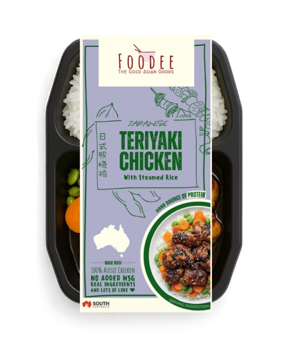 Foodee Frozen Meal Teriyaki Chicken & Steamed Rice 400g | Adelaide's ...