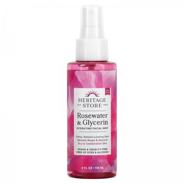 Heritage Store Rosewater & Glycerin Facial Mist 118ml | Adelaide's ...