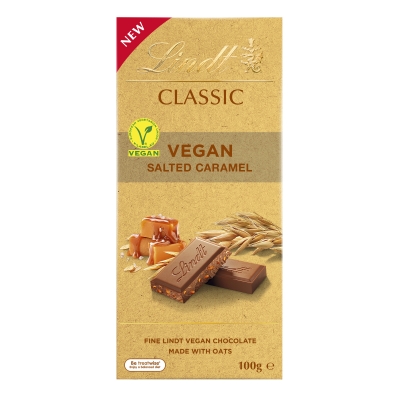 Lindt Classic Block Vegan Salted Caramel 100g | Adelaide's Finest ...