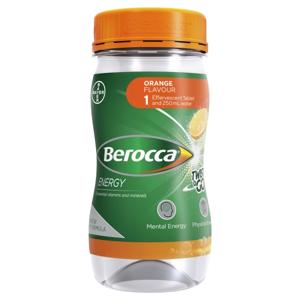 Berocca Energy Drink Twist N Go Orange 250ml | Adelaide's Finest ...