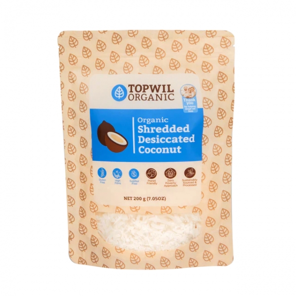 Topwil Organic Coconut Shredded 200g | Adelaide's Finest Supermarkets