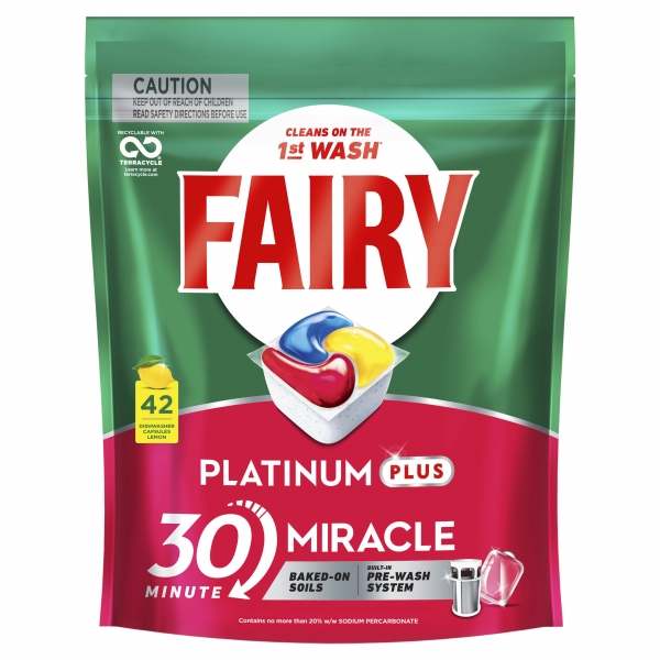 Fairy Dishwasher Tablets Platinum Plus 42 Pack | Adelaide's Finest ...
