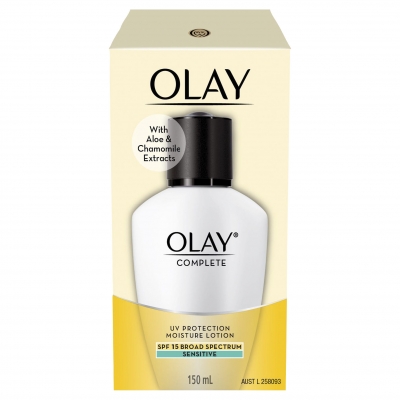 Olay Complete Moisture Lotion UV Protection Sensitive 150ml | Adelaide ...