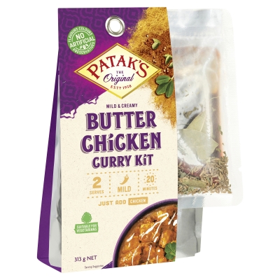 Patak's Mild & Creamy Butter Chicken Curry Kit 313g | Adelaide's Finest ...