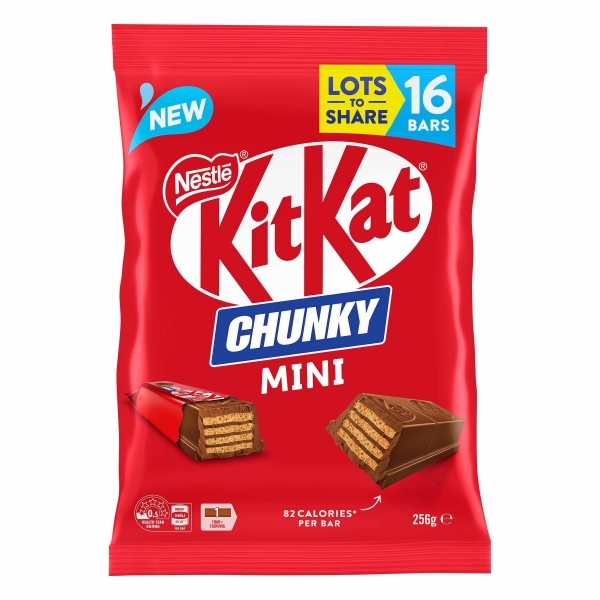 Nestle Kit Kat Chunky Mini 16 Pack 256g | Adelaide's Finest Supermarkets