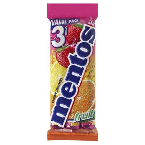 Mentos Fruit 3 Pack 113g | Adelaide's Finest Supermarkets