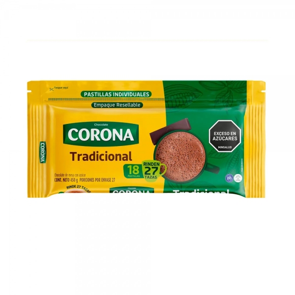 Corona Chocolate Drink Tablet Tradicionale 450g | Adelaide's Finest ...
