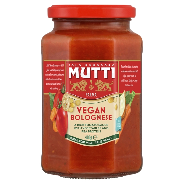 Mutti Pasta Sauce Vegan Bolognese 400g | Adelaide's Finest Supermarkets