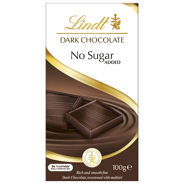 Lindt Dark Chocolate Block No Added Sugar 100g | Adelaide's Finest ...
