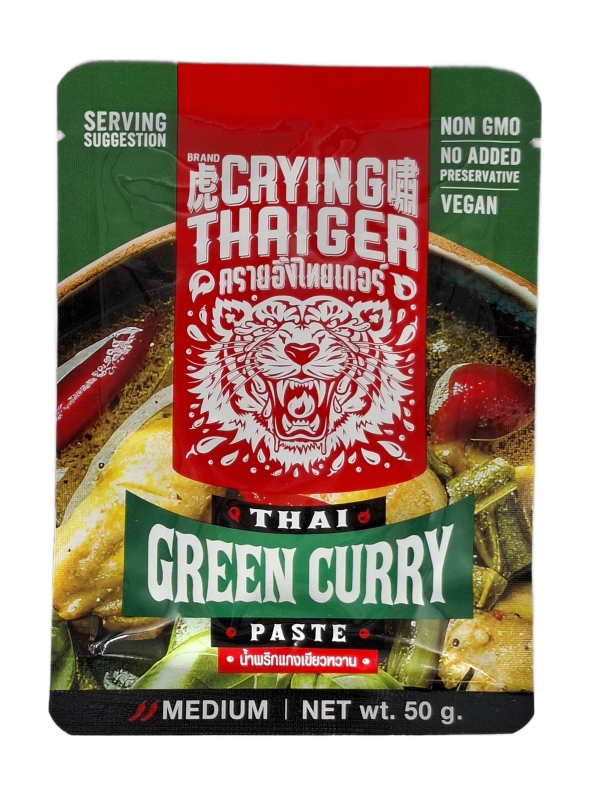 Crying Thaiger Curry Paste Pouch Green Thai Curry 50g | Adelaide's ...