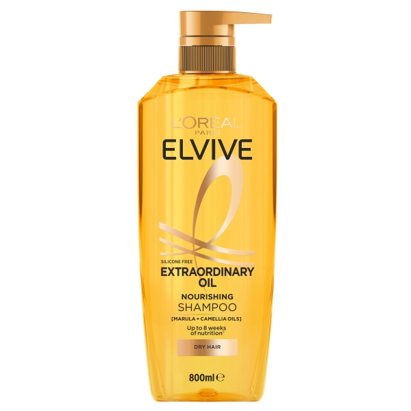 L'Oreal Elvive Shampoo Extraordinary Oil 800ml | Adelaide's Finest ...