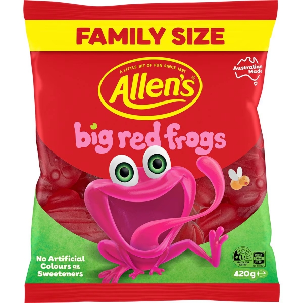 Allen's Big Red Frogs 420g | Adelaide's Finest Supermarkets