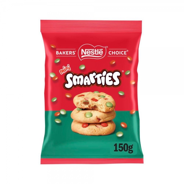 Nestle Baker's Choice Red & Green Mini Smarties 150g | Adelaide's ...