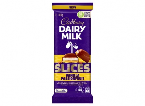 Cadbury Dairy Milk Slices Vanilla & Passionfruit 180g | Adelaide's ... Cadbury Dairy Milk Slices Vanilla & Passionfruit 180g | Adelaide's ...