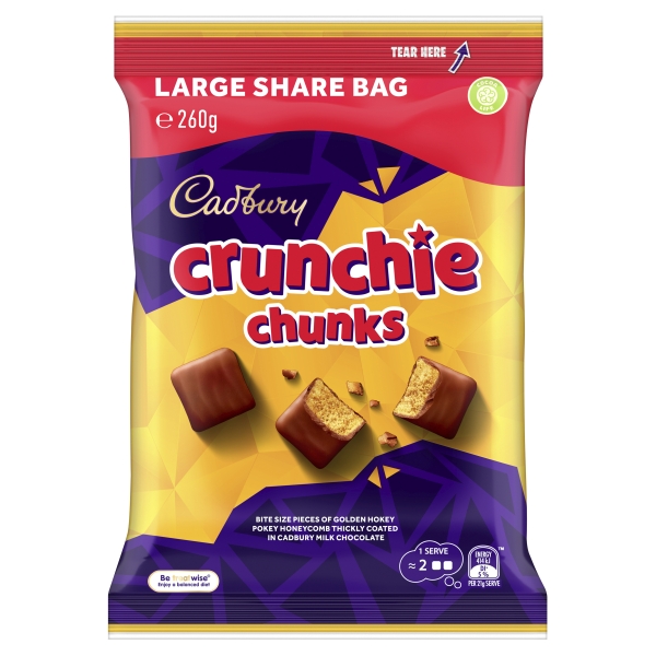 Cadbury Crunchie Chunks 260g | Adelaide's Finest Supermarkets