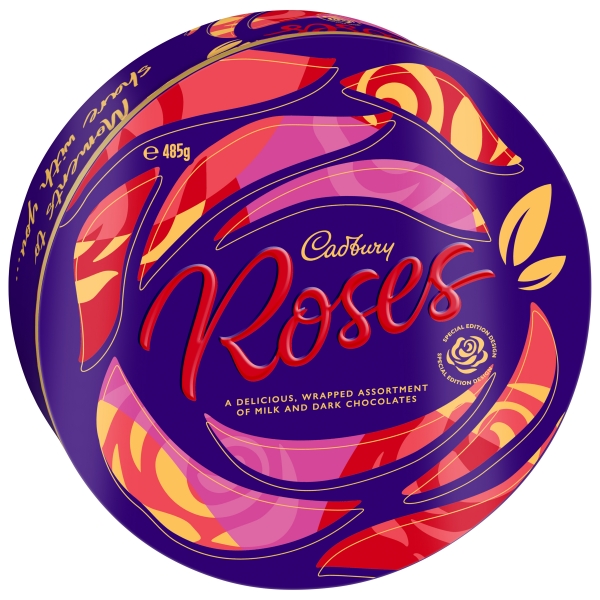 Cadbury Roses Special Edition Design Gifting Tin 485g | Adelaide's ...