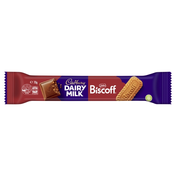 Cadbury Dairy Milk Biscoff Bar 70g | Adelaide's Finest Supermarkets