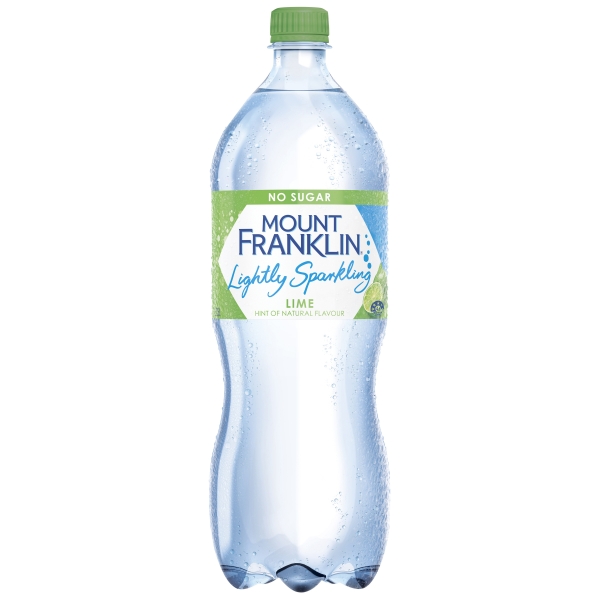 Mount Franklin Sparkling Water Lime 1.25lt | Adelaide's Finest Supermarkets