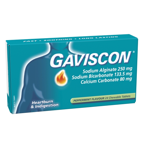 Gaviscon Peppermint 24 Tablets | Adelaide's Finest Supermarkets