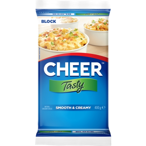 Cheer Cheese Tasty Block 400g | Adelaide's Finest Supermarkets