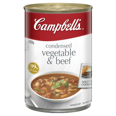 Campbell's Condensed Soup Vegetable & Beef 420g | Adelaide's Finest ...