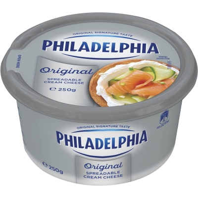 Philadelphia Cream Cheese Original Spreadable 250g | Adelaide's Finest ...