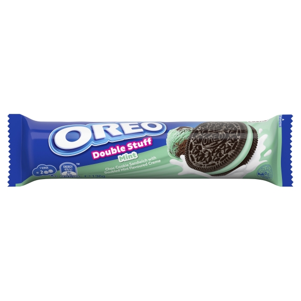 Oreo Cookies Double Stuff Mint 136g | Adelaide's Finest Supermarkets