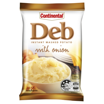 Continental Deb Instant Mashed Potato With Onion 115g | Adelaide's ...