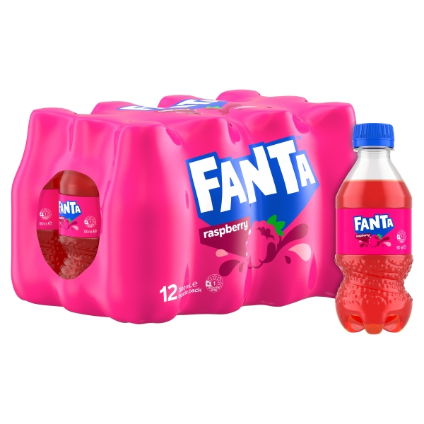 Fanta Raspberry 12 x 300ml Mini Bottles | Adelaide's Finest Supermarkets