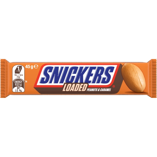 Snickers Loaded Peanuts & Caramel Bar 45g | Adelaide's Finest Supermarkets