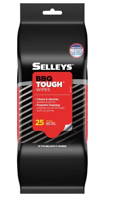 Selley's BBQ Tough Wipes 25 Pack | Adelaide's Finest Supermarkets