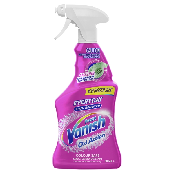 Vanish Preen Oxi Action Everyday Stain Remover Spray 500ml | Adelaide's ...