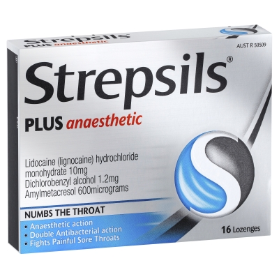 Strepsils Plus Lozenges 16 Pack | Adelaide's Finest Supermarkets