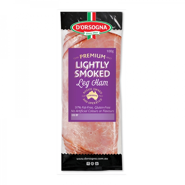 D'Orsogna Deli Fresh Leg Ham Lightly Smoked Pre-Pack 100g | Adelaide's ...
