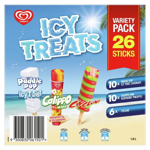 Streets Icy Treats Variety Pack 26 Pack | Adelaide's Finest Supermarkets