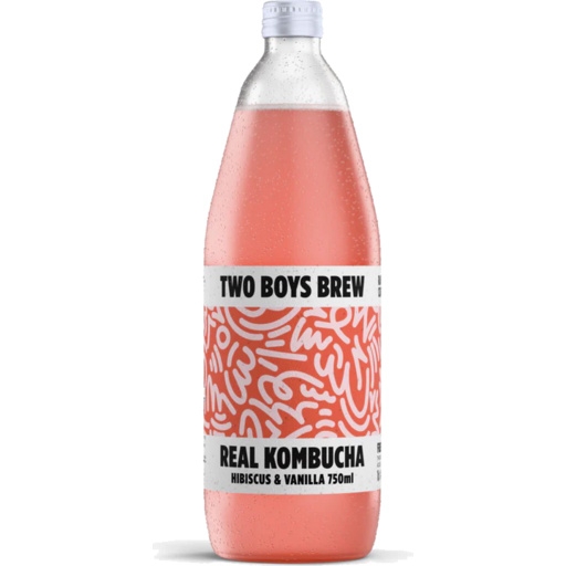 Two Boys Brew Kombucha Hibiscus Vanilla 750ml | Adelaide's Finest ...