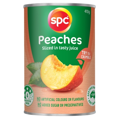 SPC Peaches Sliced In Juice 410g | Adelaide's Finest Supermarkets
