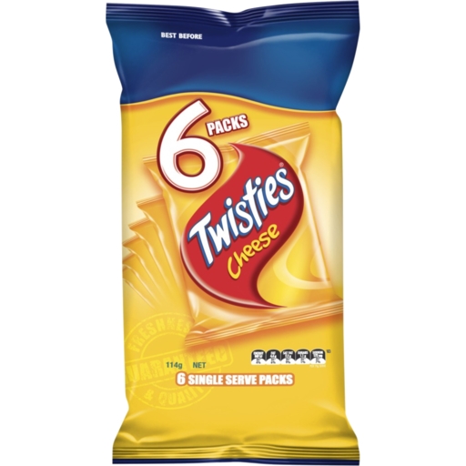 Twisties Cheese 6 Pack 114g | Adelaide's Finest Supermarkets