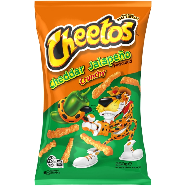 Cheetos Crunchy Jalapeno Cheddar 250g | Adelaide's Finest Supermarkets