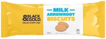 Black & Gold Biscuits Milk Arrowroot 250g | Adelaide's Finest Supermarkets