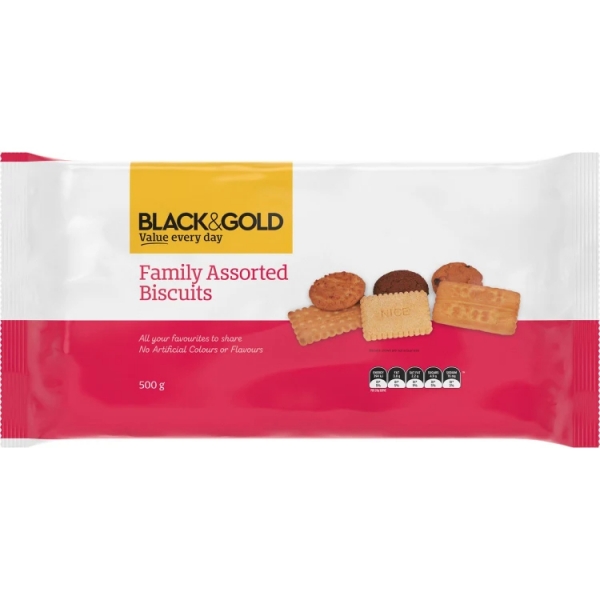Black & Gold Biscuits Family Assorted 500g | Adelaide's Finest Supermarkets