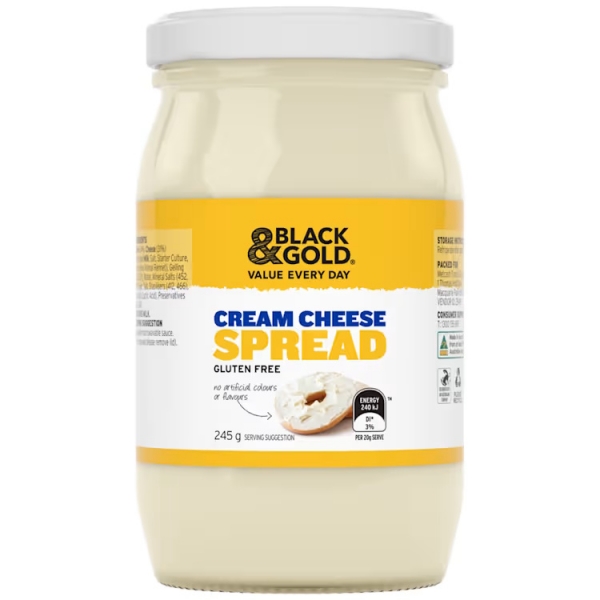 Black & Gold Cream Cheese Spread 245g | Adelaide's Finest Supermarkets