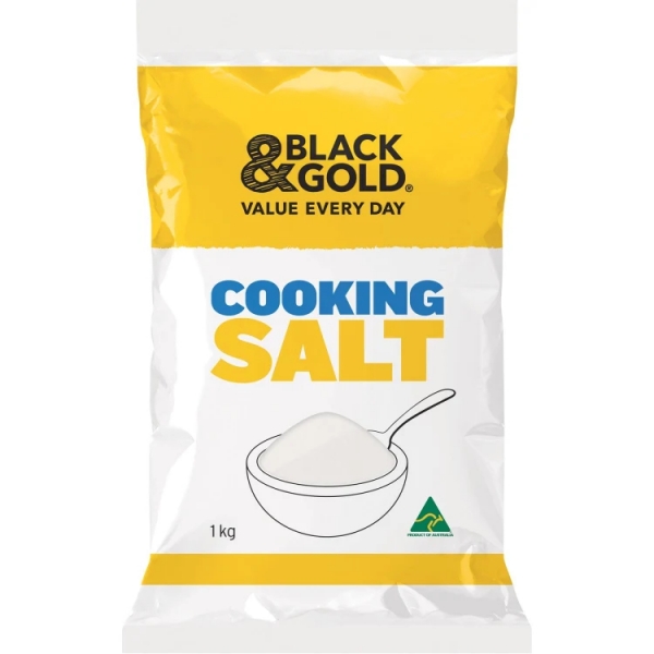 Black & Gold Cooking Salt 1kg | Adelaide's Finest Supermarkets