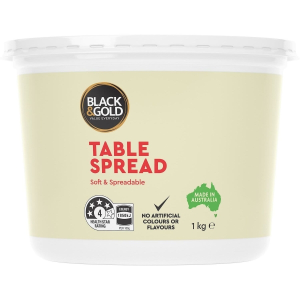 Black & Gold Table Spread 1kg | Adelaide's Finest Supermarkets
