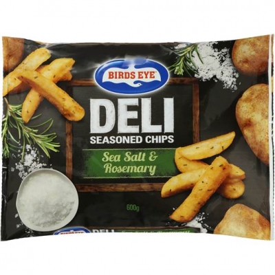 Birds Eye Deli Seasoned Chips Sea Salt & Rosemary 600g | Adelaide's ...