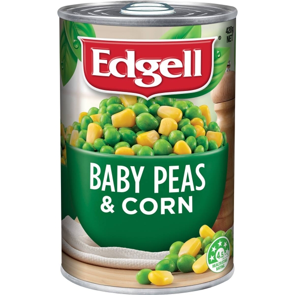 Edgell Baby Peas & Corn 420g | Adelaide's Finest Supermarkets