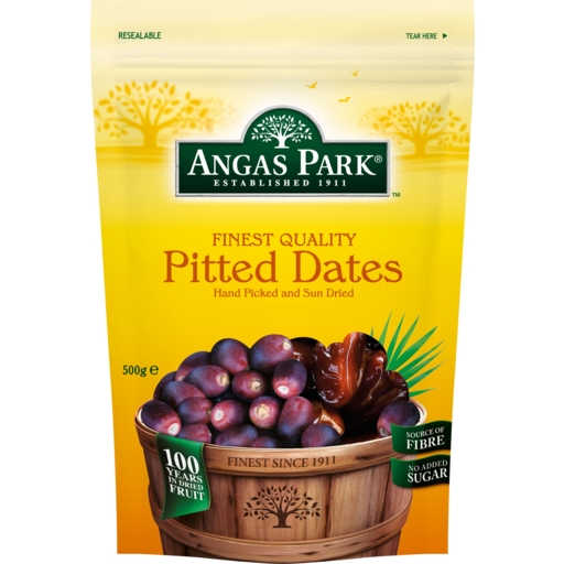 Angas Park Pitted Dates Resealable 500g | Adelaide's Finest Supermarkets