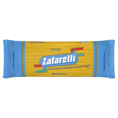 Zafarelli Dry Pasta Spaghettini #3 500g | Adelaide's Finest Supermarkets