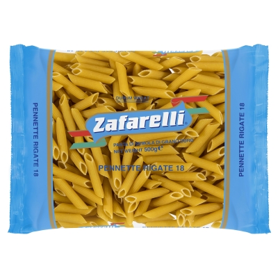 Zafarelli Dry Pasta Pennette Rigate #18 500g | Adelaide's Finest ...